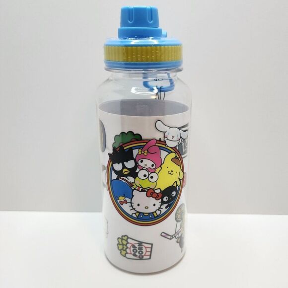 Hello Kitty | Dining | Hello Kitty And Friends Sanrio 32 Oz Water Bottle With Stickers Diy Kids ...